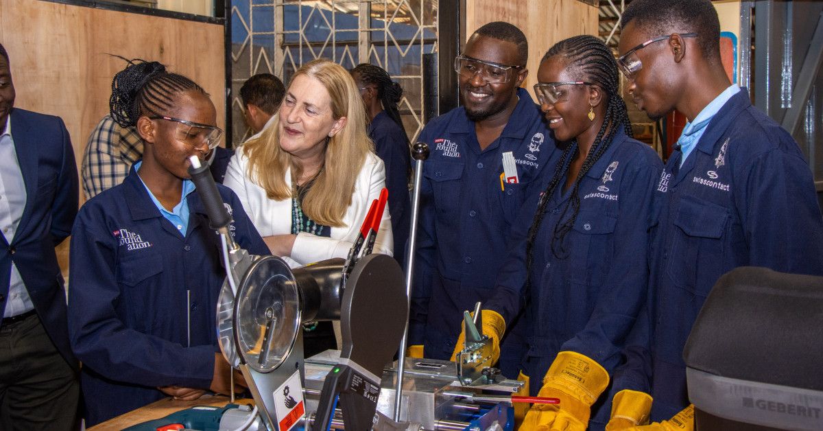 Swiss Delegation visit to PropelA Dual Apprenticeship project in Kenya - News - Site